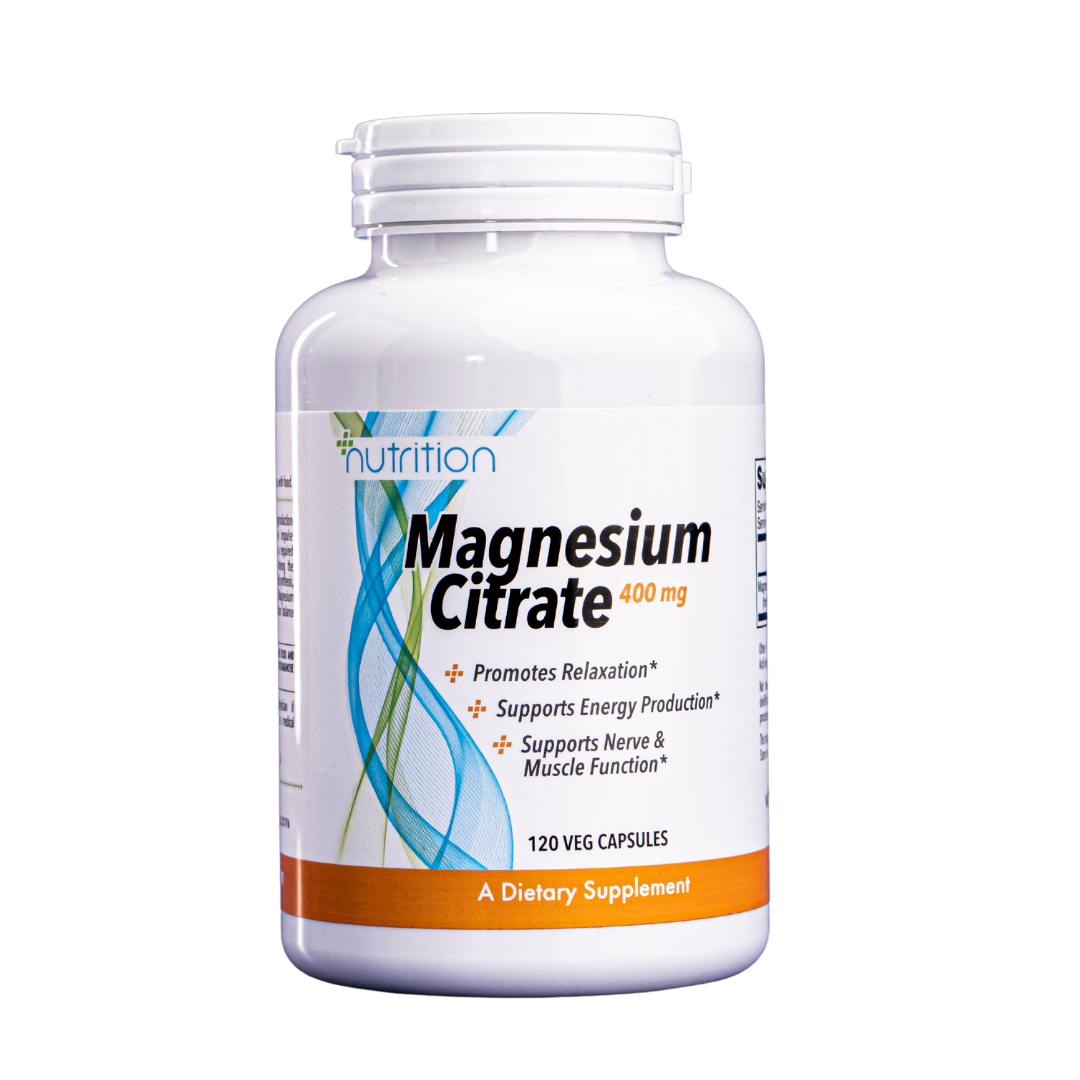 Nutri Plus Fit Magnesium Citrate, 400 Milligram 120 Veg Capsules V Bra ...